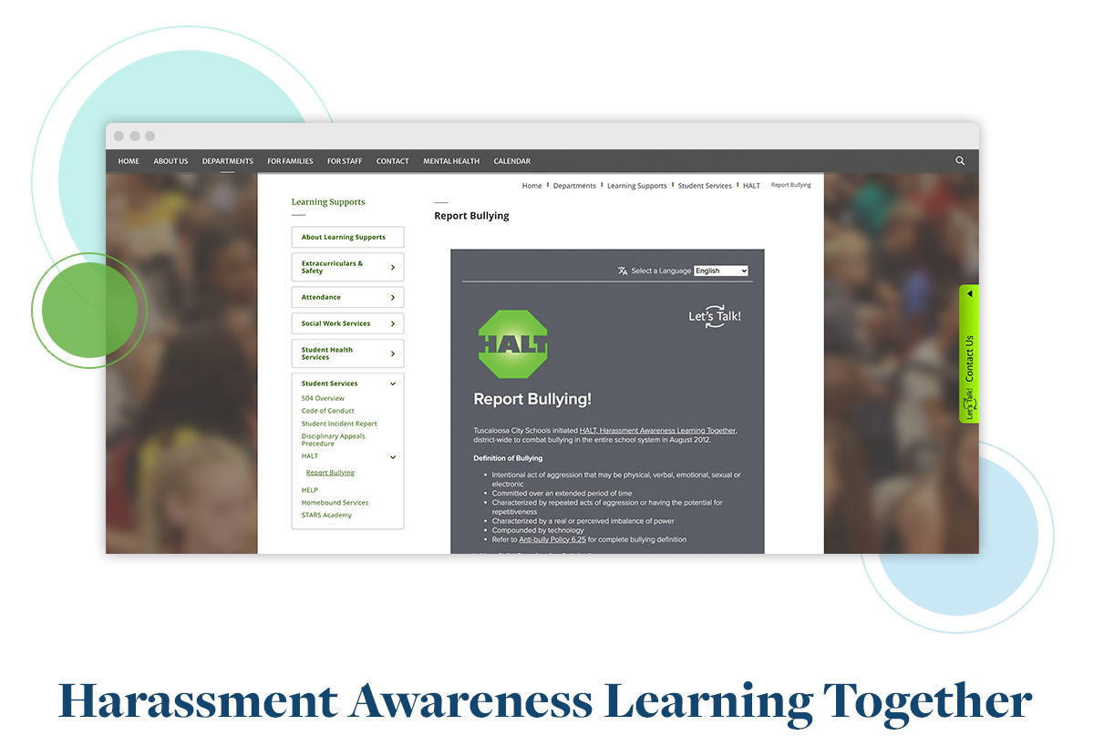 Halt Bullying Initiative