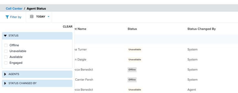 How to Use Agent Status Report in Call Center